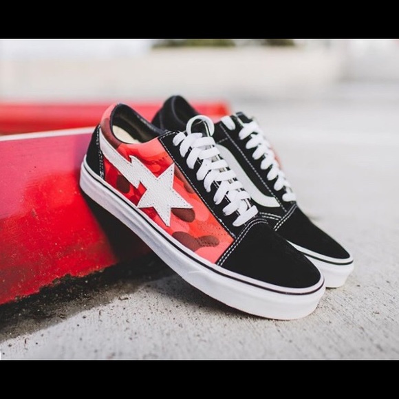 Vans | Shoes | Vans Bape Custom | Poshmark